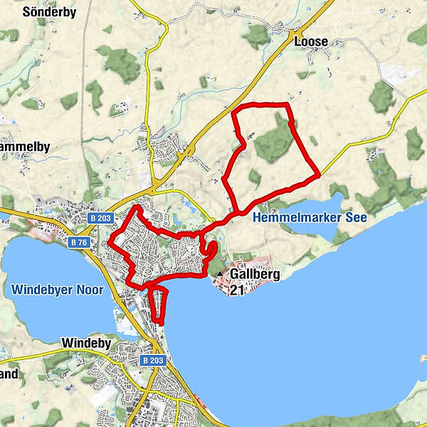 in und um Eckernförde 7 - Wandern - Borby- Hemmelmark - BERGFEX ...
