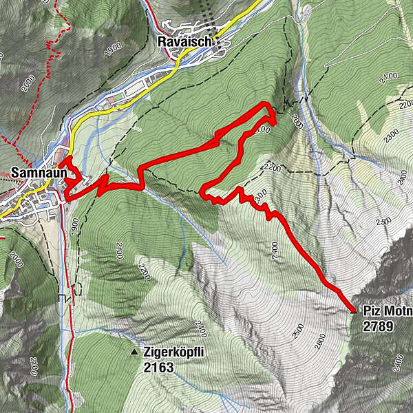 Samnaun - Piz Motnair - El Rico - BERGFEX - Wanderung - Tour Graubünden