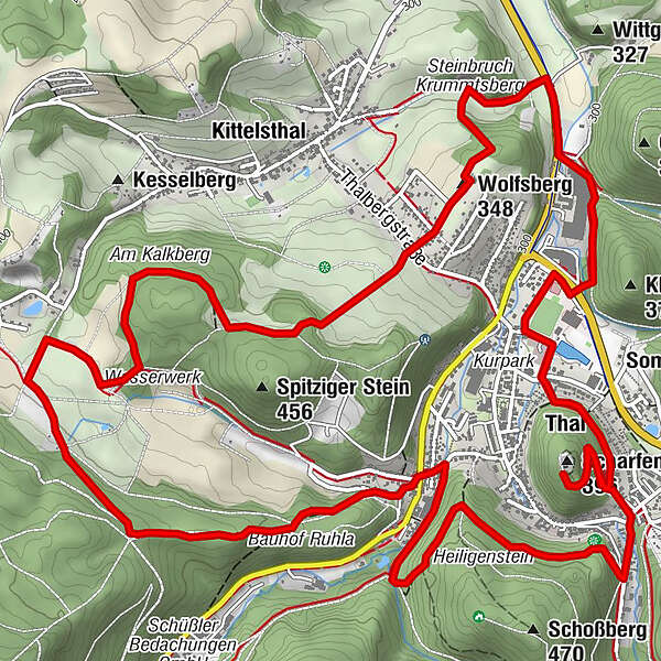 Rundwanderweg "Rund um Ruhla" - Nordschleife - Ruhla - Thüringer Wald ...