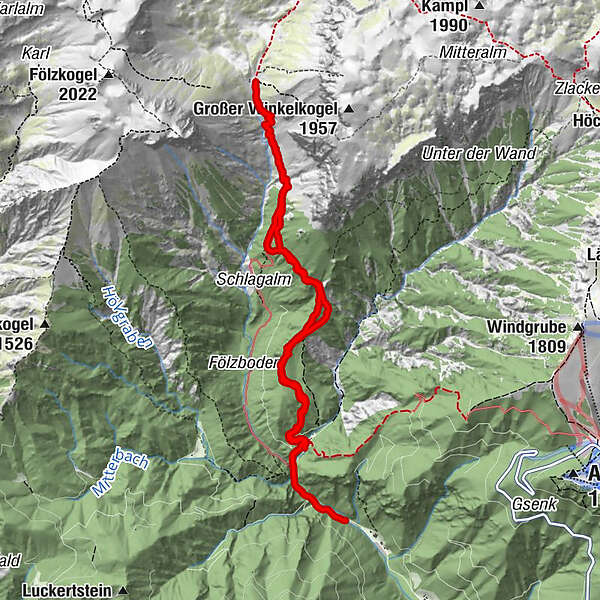 Fölzalm - BERGFEX - Wanderung - Tour Steiermark