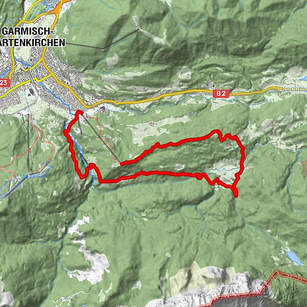 Schloss Elmau - BERGFEX - Wanderung - Tour Tirol