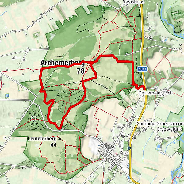 Lemele - Archemerberg - Theehuis De Lemelerberg - BERGFEX - Wanderung ...