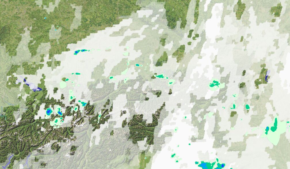 BERGFEX: Snow forecast Alpine area - Fresh snow - Snowfall