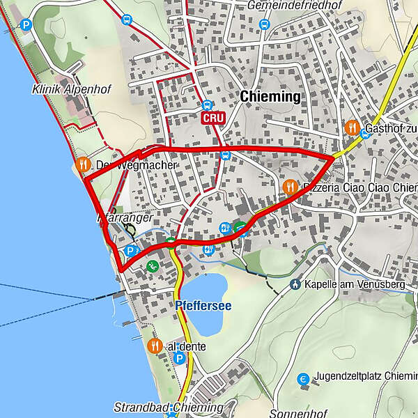 Historischer Dorfspaziergang Chieming - BERGFEX - Themenweg - Tour Bayern