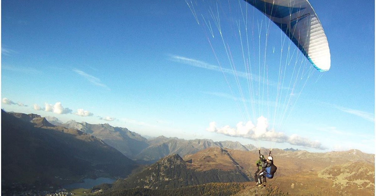 Joyride Paragliding Tandemflug - Davos Jakobshorn - Paragleiten ...