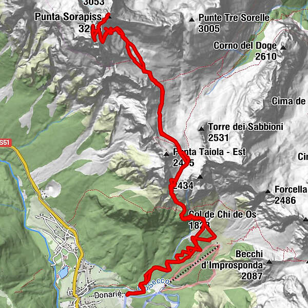 Baita Sun bar-punta sorapis-fopa di matia-croda marcora - BERGFEX ...