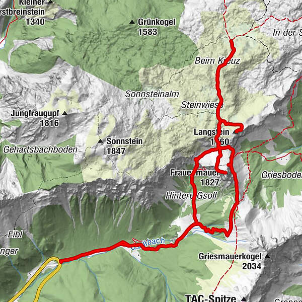 Eisenerz - Frauenmauer - Langstein - Neuwaldeggsattel - BERGFEX ...