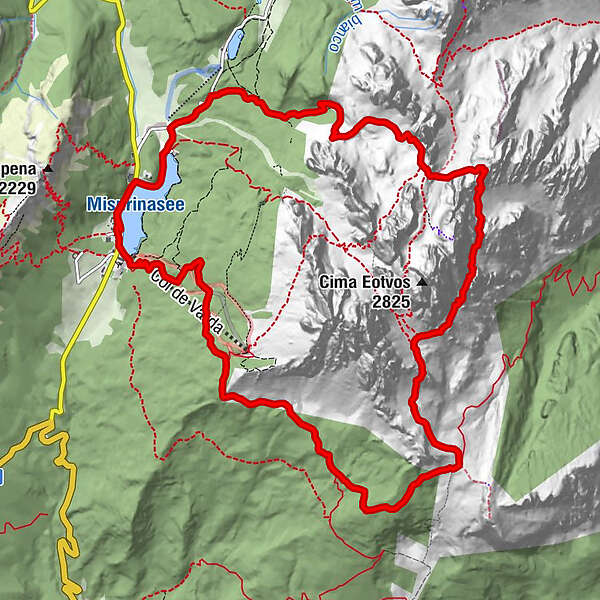 Misurina - Rifugio Città di Carpi - Cima Cadin del Deserto - Forcella ...