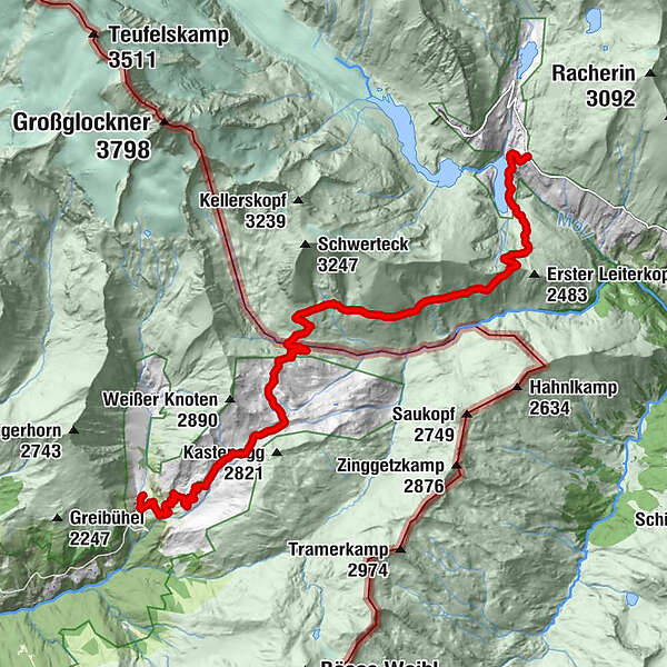 Glocknerhaus - Salmhütte - Glatzberg - Gemeinde Kals am Großglockner ...