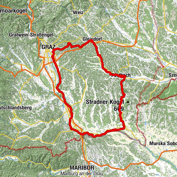 Polar - BERGFEX - Radfahren - Tour Steiermark