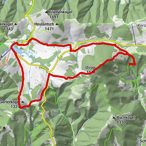 Osser - BERGFEX - Wanderung - Tour Steiermark