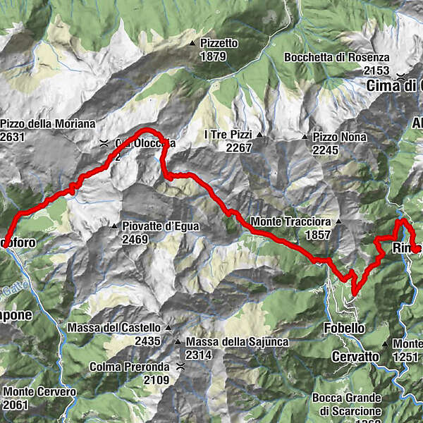 Prati - Rifugio Obru Huusch - Posto tappa GTA Santa Maria da Bossi ...