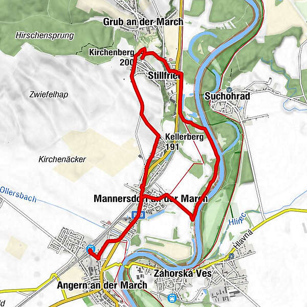 Angern an der March - Kellerberg - Rochuskapelle - Kirchenberg ...