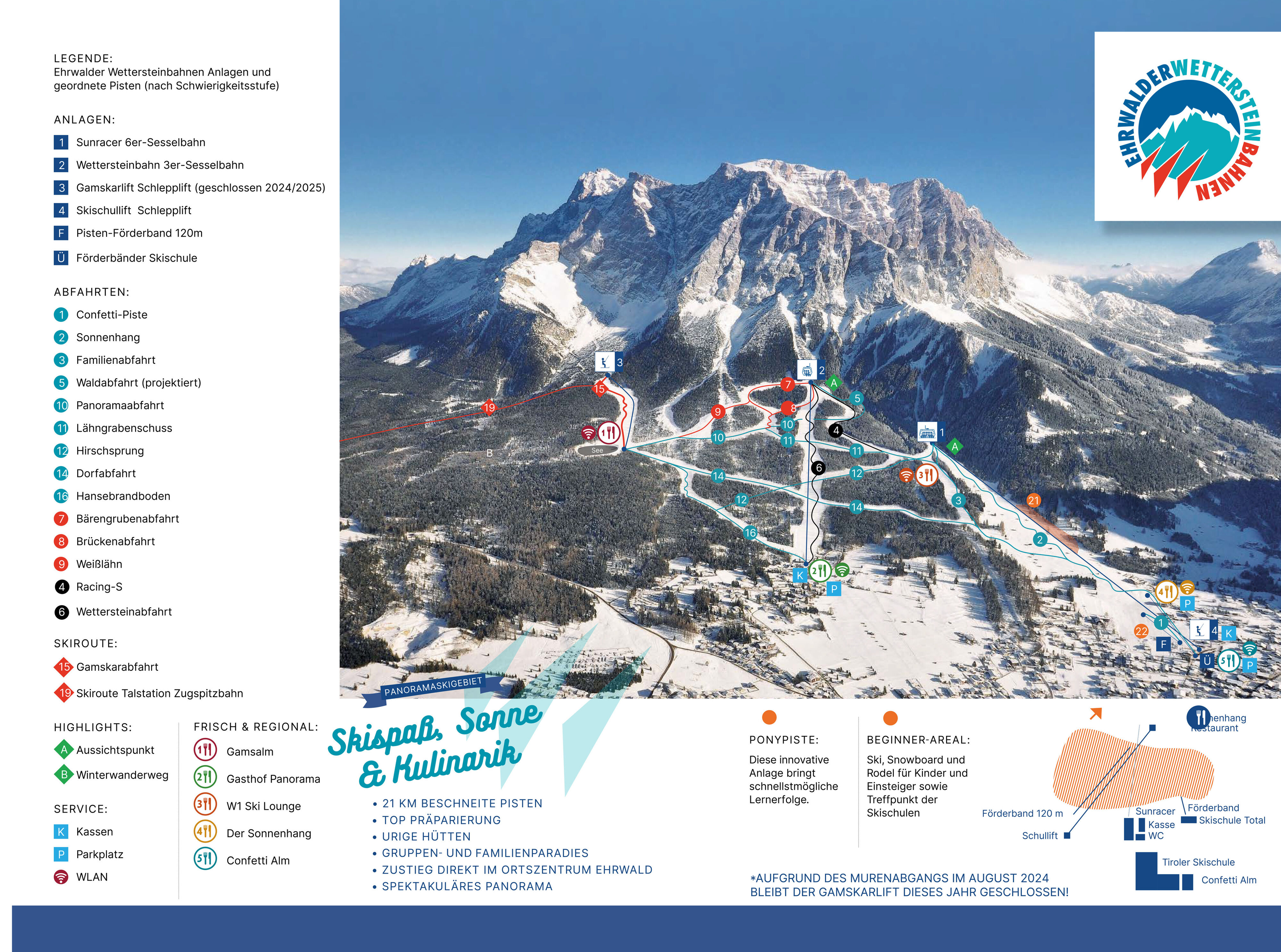 BERGFEX: Ski resort Ehrwald Wettersteinbahnen - Skiing holiday Ehrwald ...