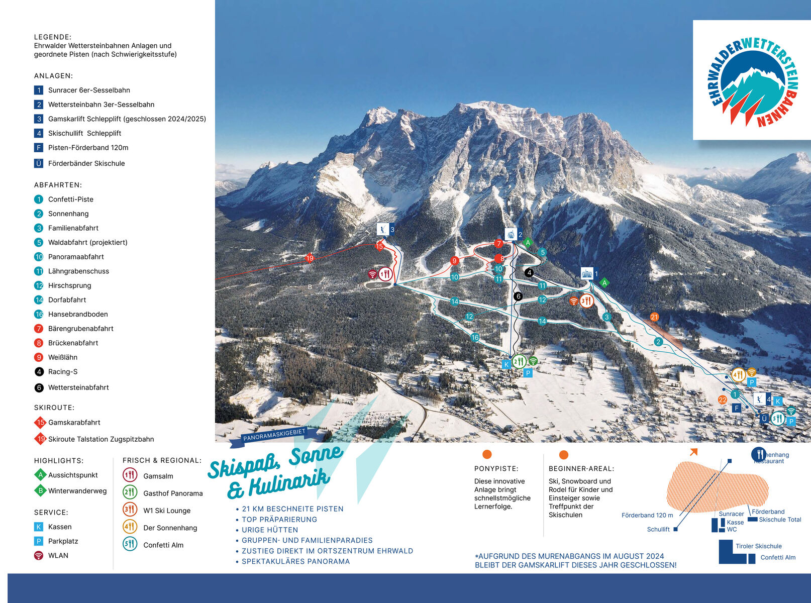 BERGFEX: Ski resort Ehrwald Wettersteinbahnen - Skiing holiday Ehrwald ...