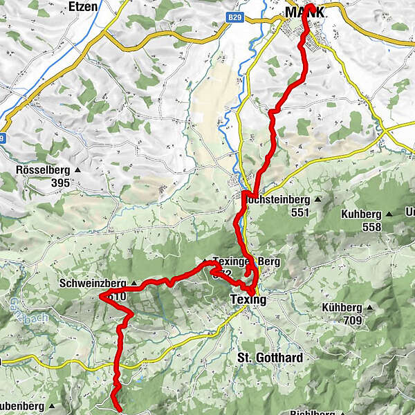 Plankenstein - Burg Plankenstein - Texinger Berg - Gasthaus Beringer - BERGFEX - Wanderung ...