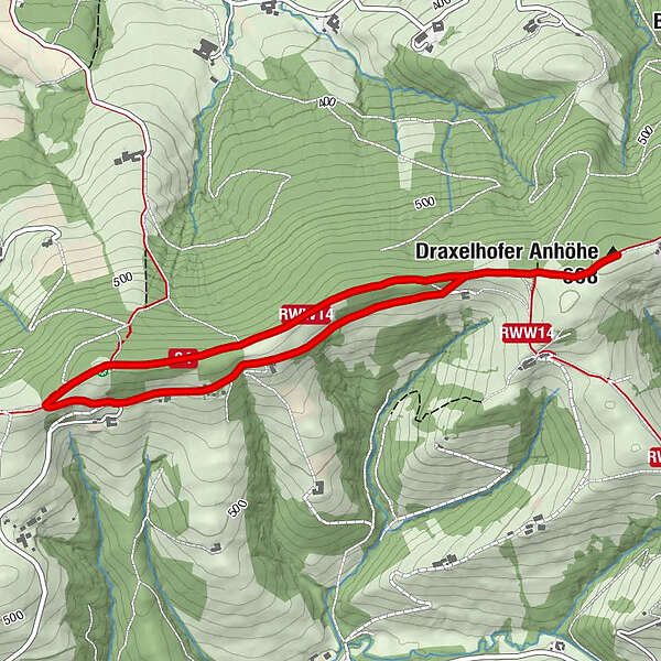 Gemeinde Pyhra - Draxelhofer Anhöhe - Ochsenburgerhütte - Gemeinde Wilhelmsburg - BERGFEX ...