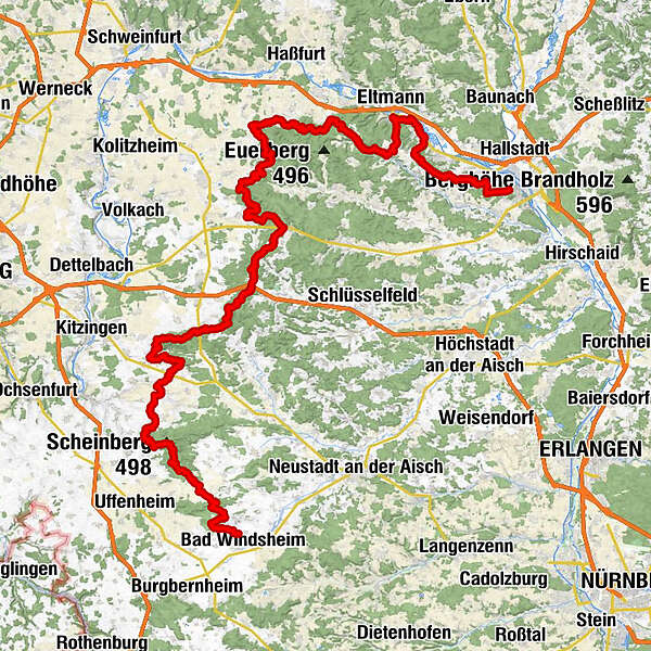 Steigerwald-Panoramaweg - BERGFEX - Wanderung - Tour Bayern
