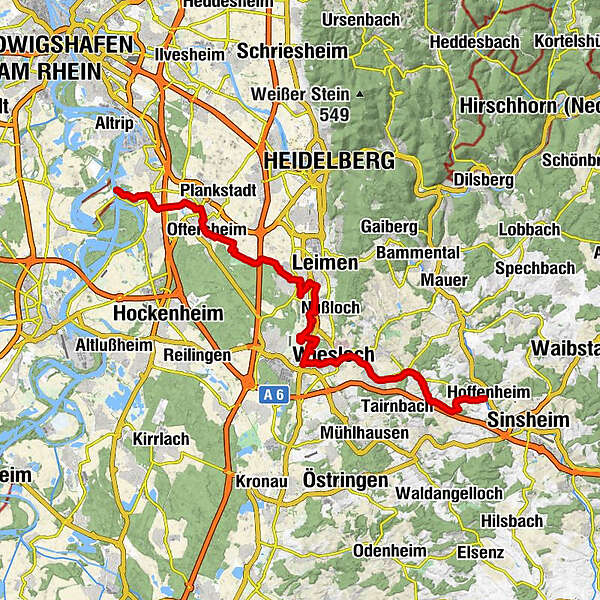 Leimbach-Route - BERGFEX - Radfahren - Tour Baden-Württemberg