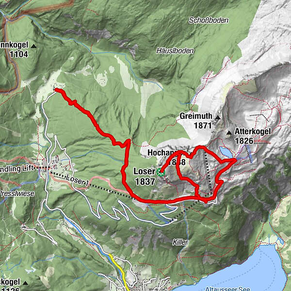 Losertour - BERGFEX - Wanderung - Tour Steiermark