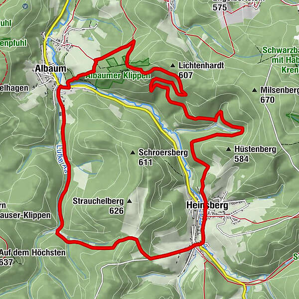 Ober-Albaum - Landgasthof Schwermer - Heinsberg - Albaum - BERGFEX ...