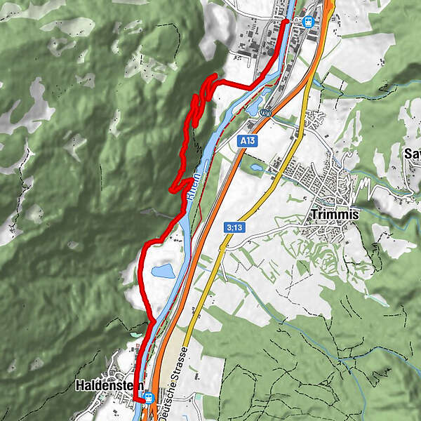 Untervaz Chur - BERGFEX - Wanderung - Tour Graubünden