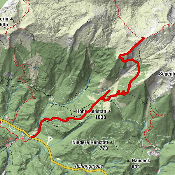 Gimbach Kaskaden - Kaskade - Pfaffengrabenhöhe - Schlund - BERGFEX ...