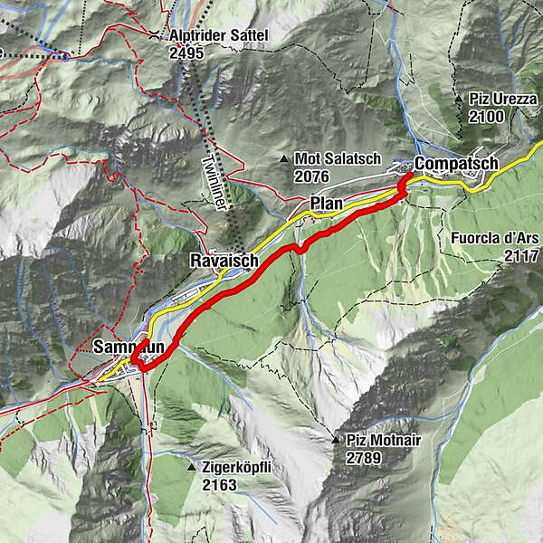 El Rico - Samnaun - Ravaisch - Compatsch - BERGFEX - Wanderung - Tour ...