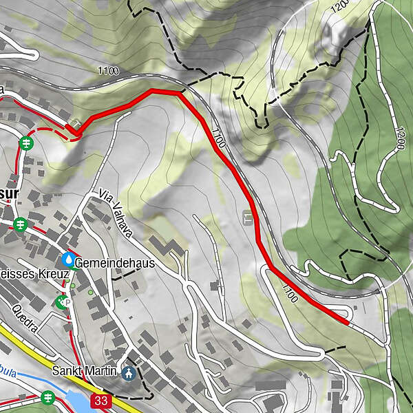 Lichterweg Filisur - BERGFEX - Winterwandern - Tour Graubünden