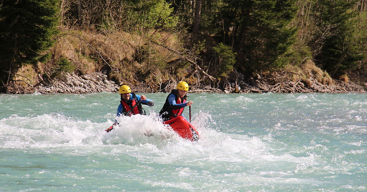 Rafting Spaß auf dem Lech - BERGFEX - Rafting - Tour Tirol
