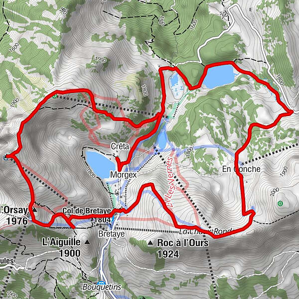 Col de Bretaye - Roc d'Orsay - Le Chamossaire - BERGFEX - Wanderung ...
