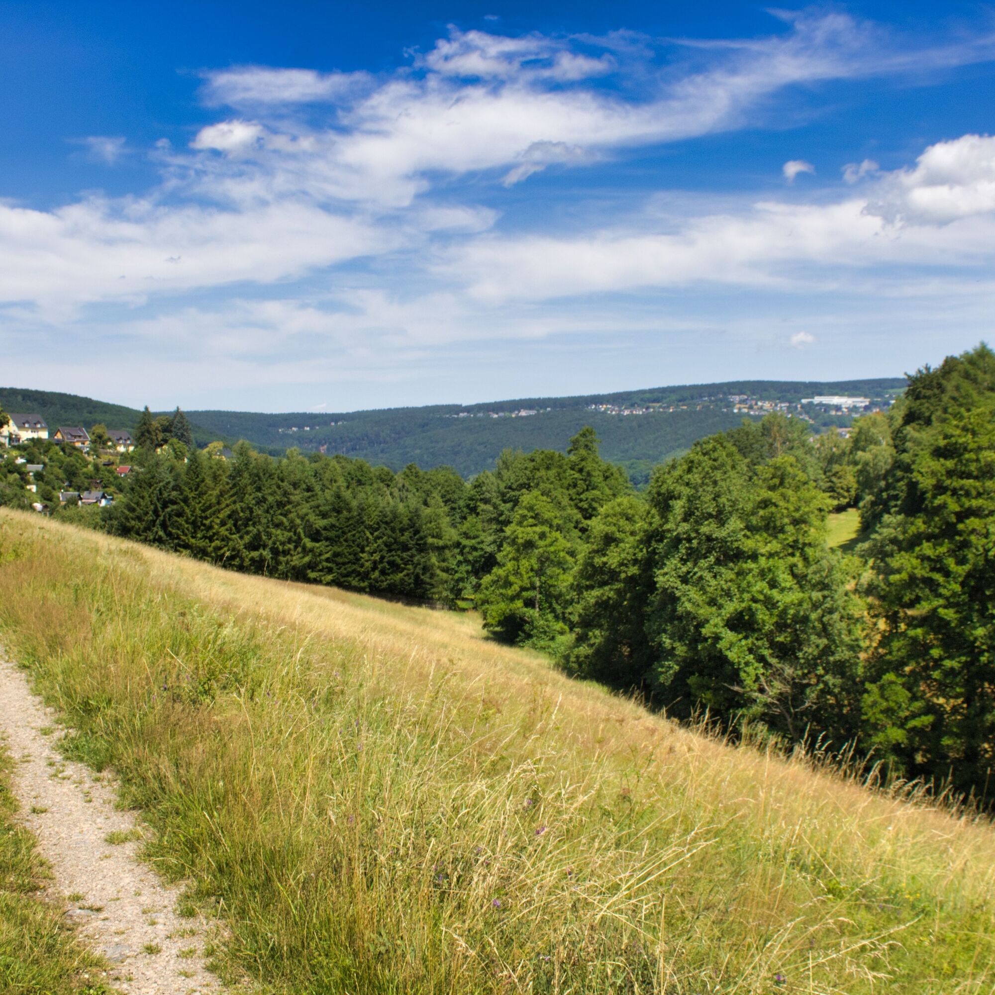 Vedute a lunga distanza garantite - su EB e E3 tra Lauter e Schwarzenberg - Escursionismo ...