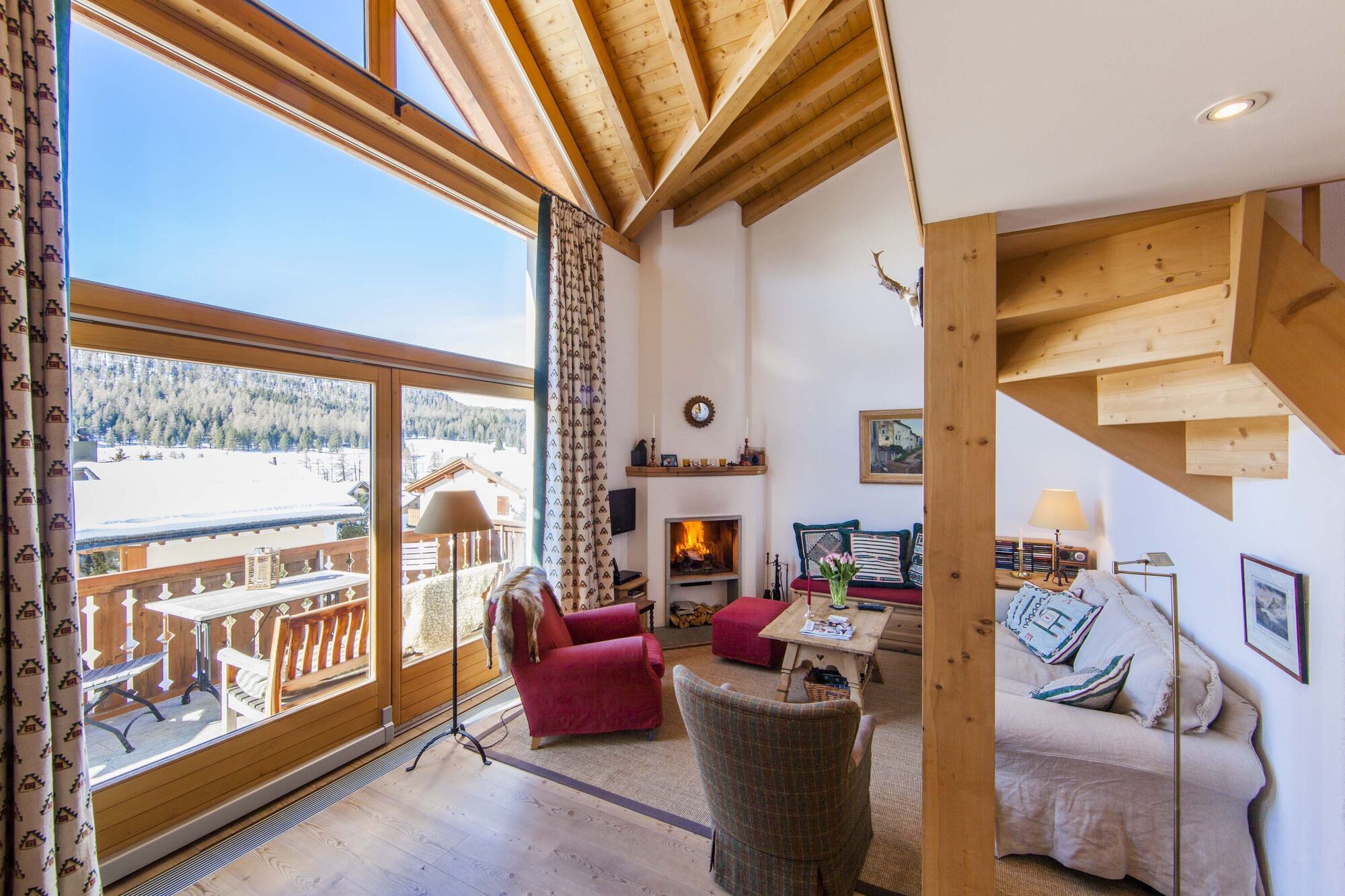 Chesa Dragun: Ferienwohnung Pontresina, Corviglia / St. Moritz