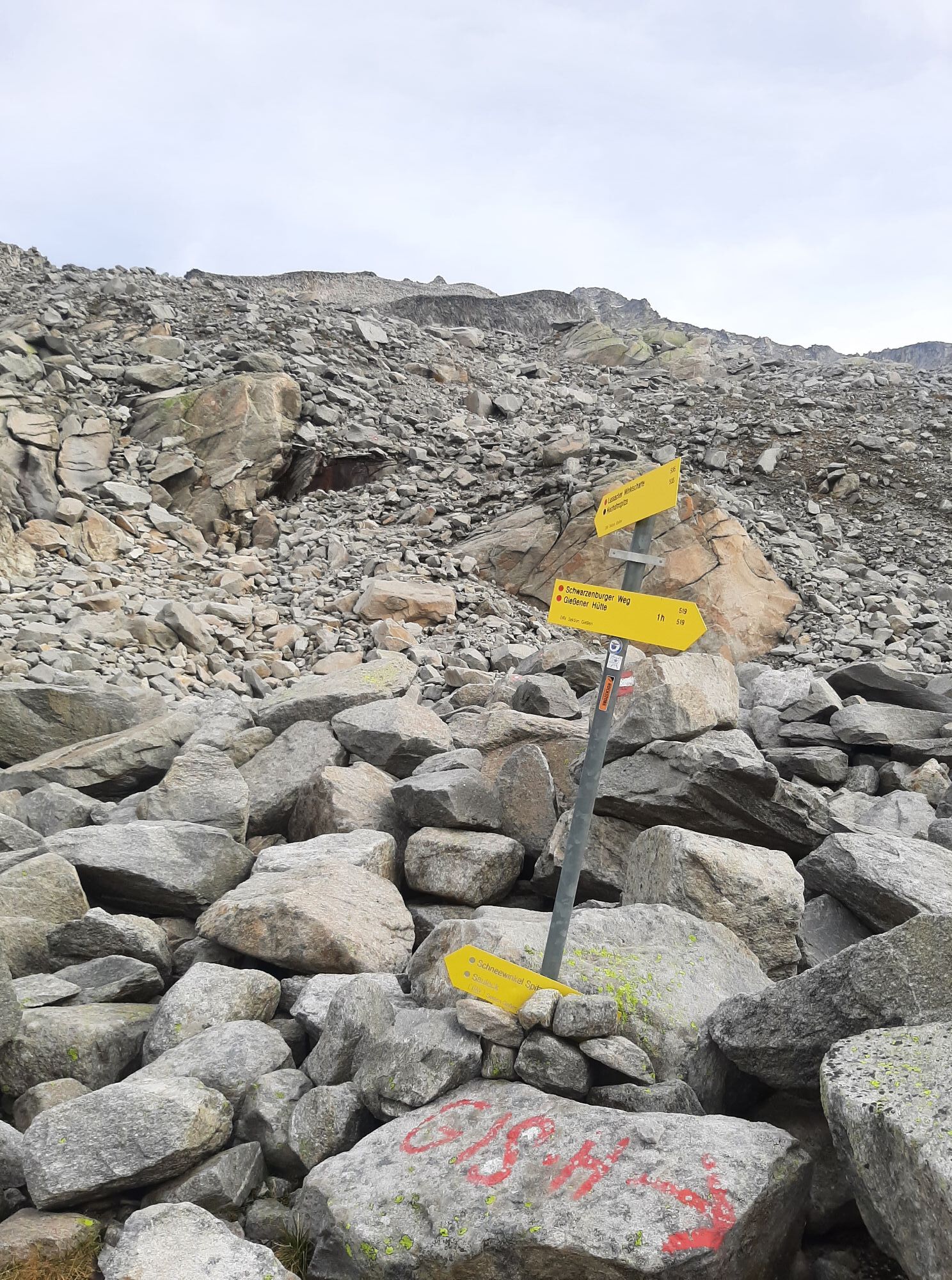 Hochalmspitze von der Gießener Hütte (Aufstieg Detmolder Grat, Abstieg ...