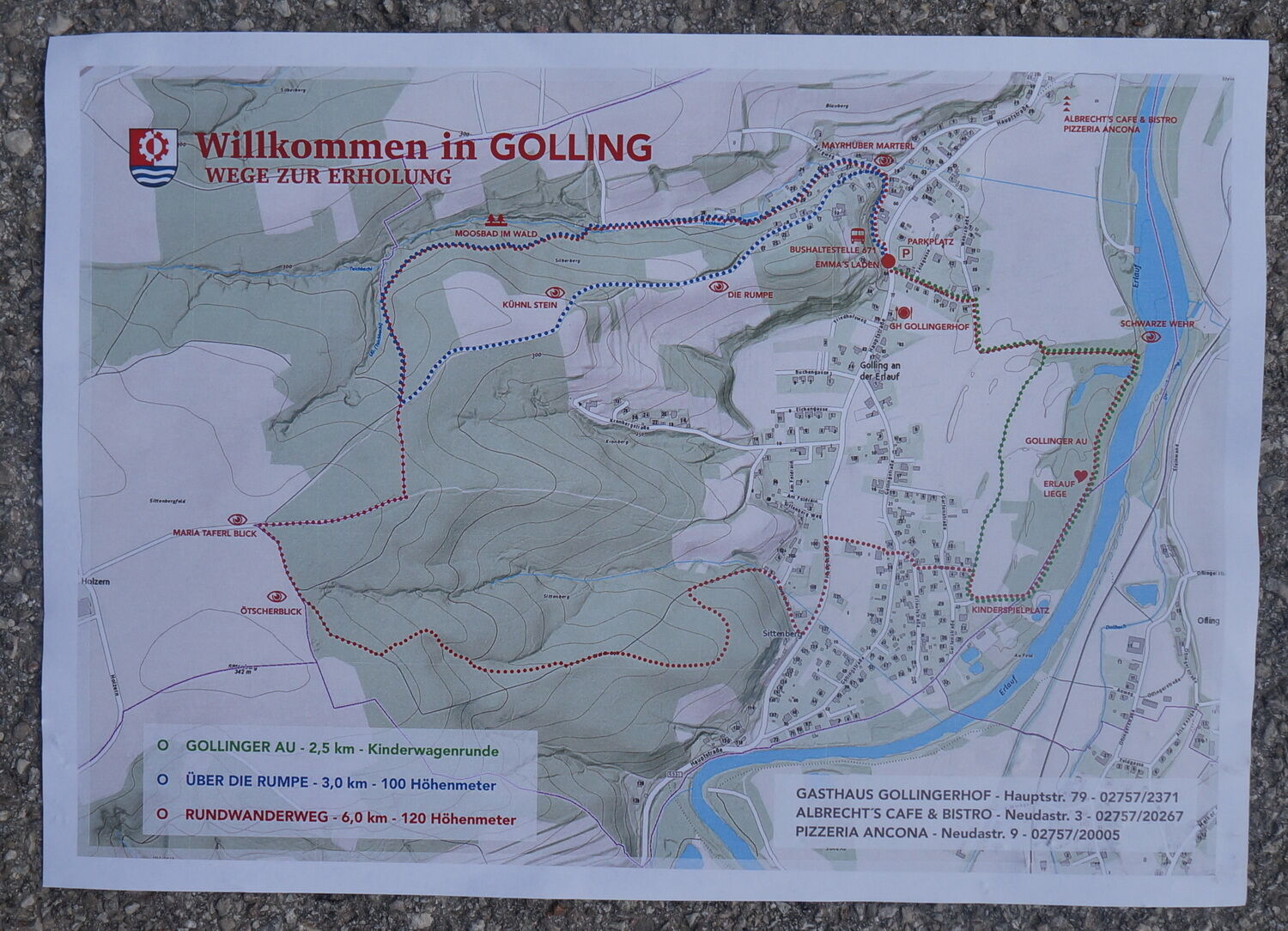 Rundwanderweg - Golling an der Erlauf - Wanderung Niederösterreich ...