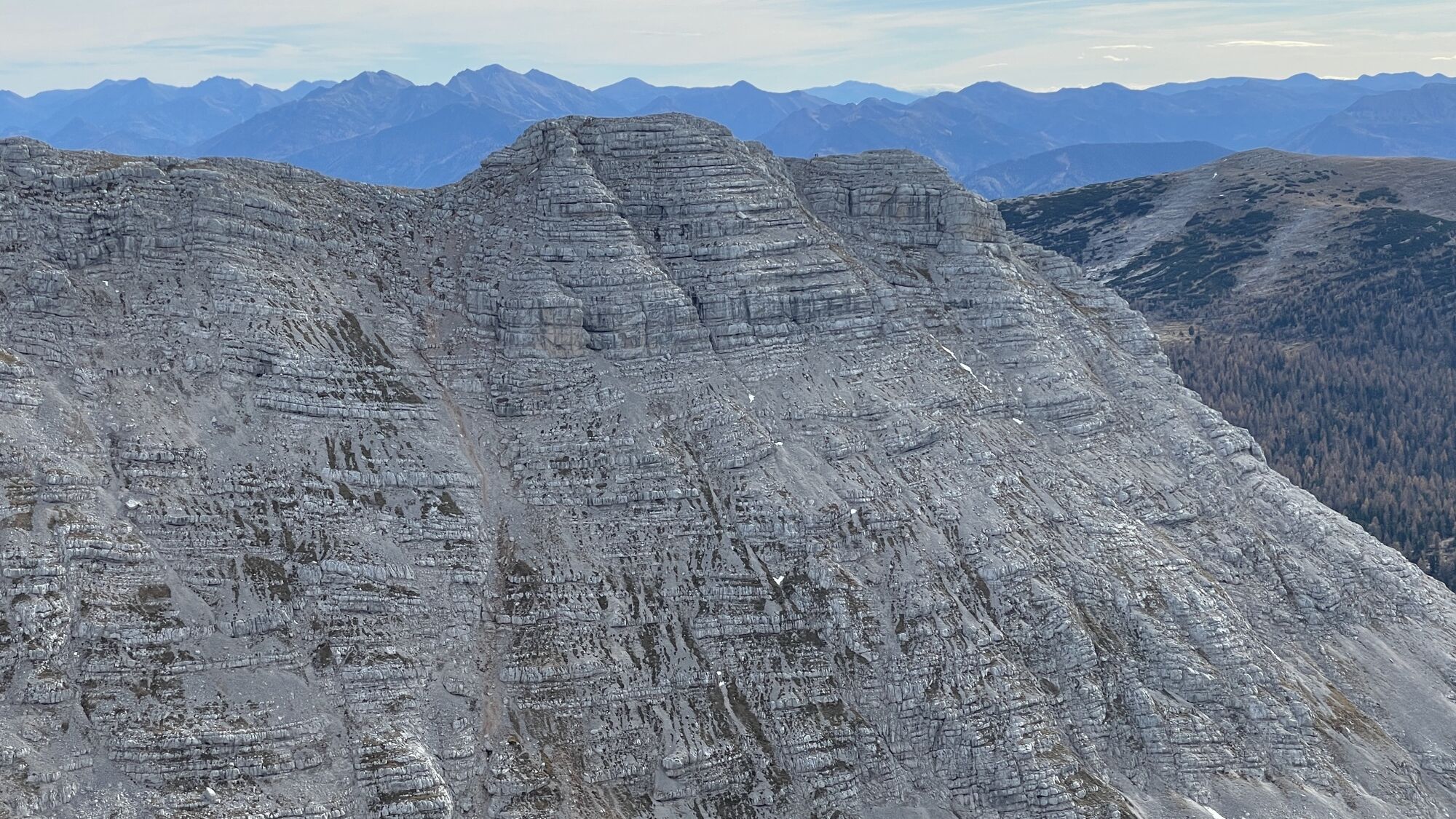 Torstein via Schrocken und Pyhrner Kampl von den Hutterer Böden aus ...
