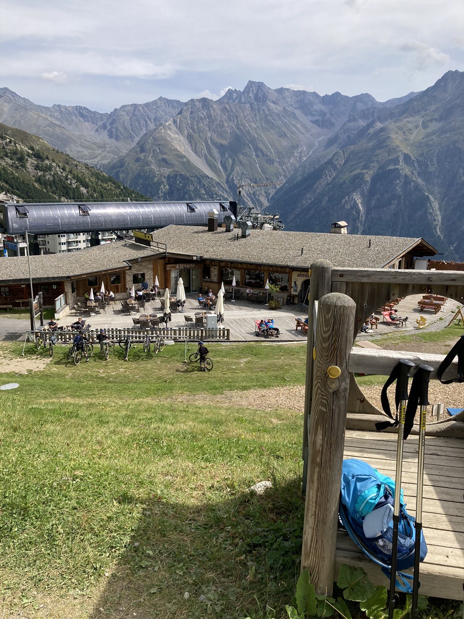 Sölden, Tirol/Österreich, Giggijochbahn Bergstation, Rettenbachalm ...