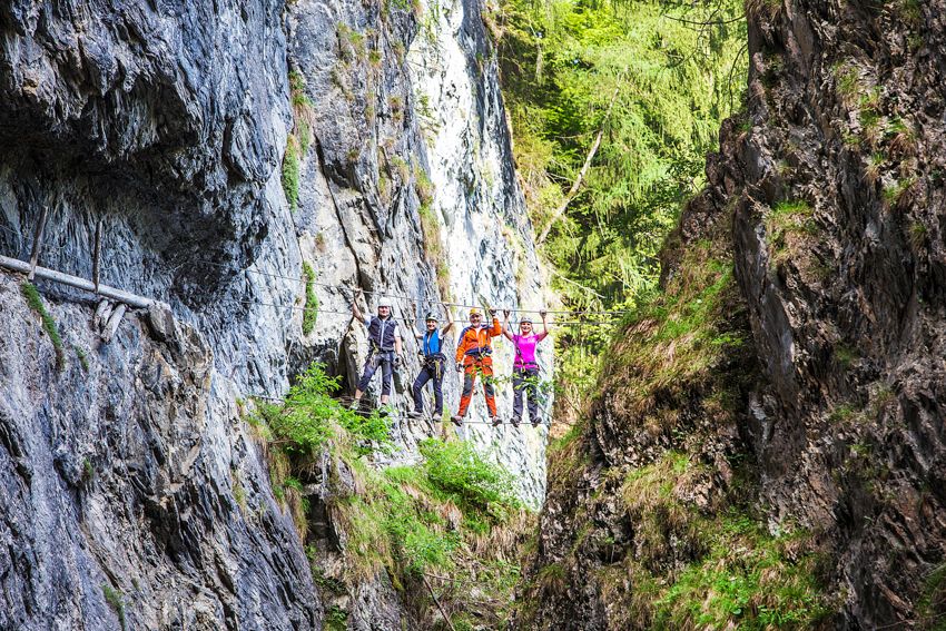 BERGFEX-Sehenswürdigkeiten - Klettersteig Kitzlochklamm - Taxenbach ...